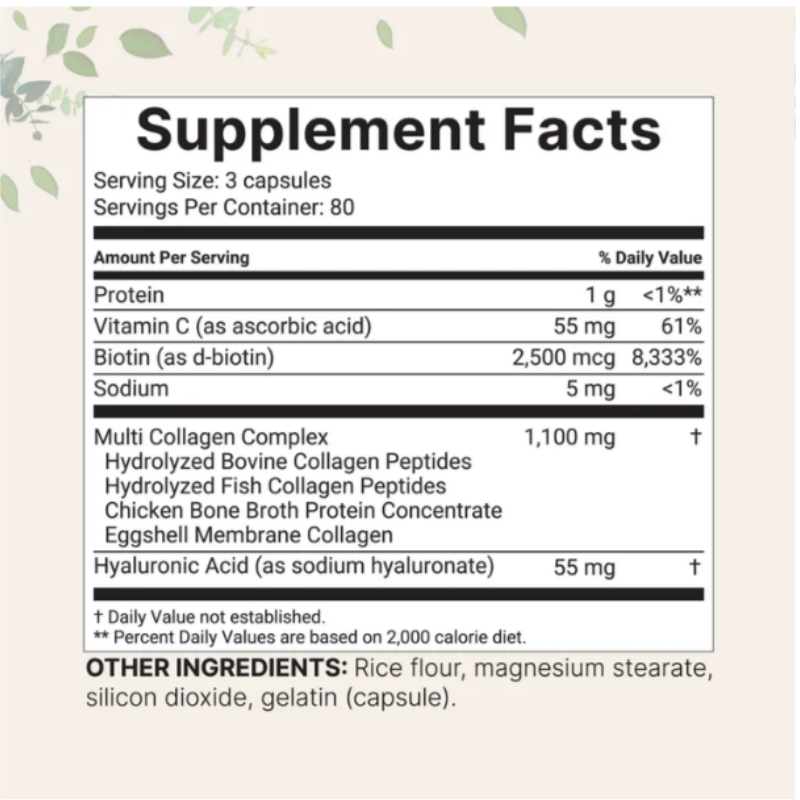 Micro Ingredients Multi Collagen Complex